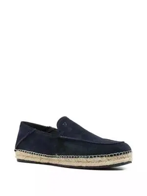 Guess Suede Espadrille Loafers - Blue