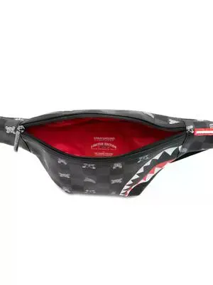 SPRAYGROUND Shark Mouth Checkered Belt Bag