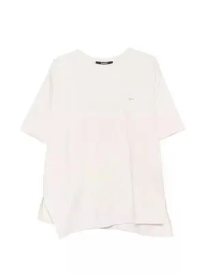 SONGZIO Asymmetric-hem Side-slit T-shirt