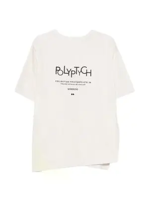 SONGZIO Asymmetric-hem Side-slit T-shirt