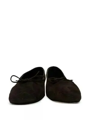 AeydĒ Delfina Ballet Flats With Bow Detailing