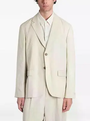 Maison Kitsuné Logo-patch Single-breasted Tailored Blazer