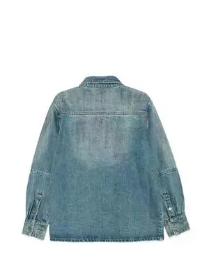 FOUND Distressed Effect Denim Jacket