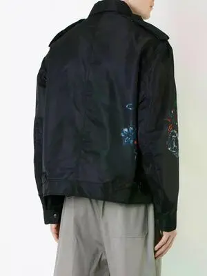 LANVIN Lonely Town Printed Bomber Jacket