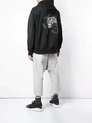 Y3 Yohji Skull Zipped Hoodie