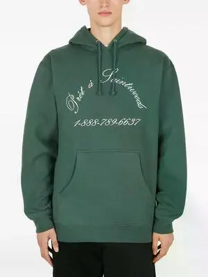 SAINTWOODS Lettering Embroidered Hoodie