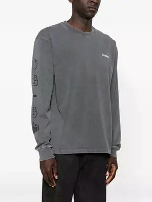 HOPEIUM Text-print Long-sleeve T-shirt