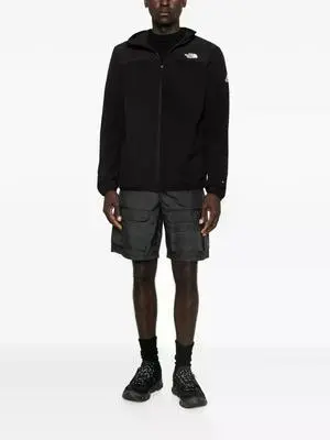 The North Face Logo Print Hooded Jacket - Black