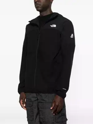 The North Face Logo Print Hooded Jacket - Black
