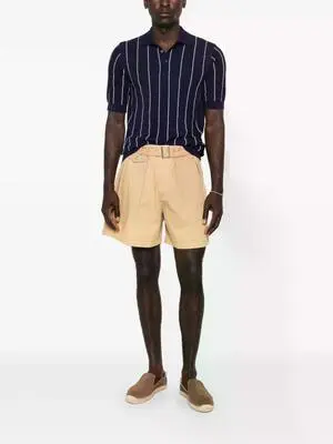 FOUND Belted Pleated Shorts