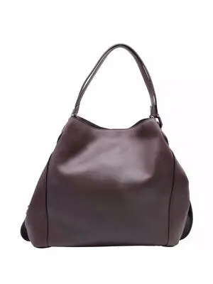 COACH VINTAGE Burgundy Leather Edie Shoulder Bag