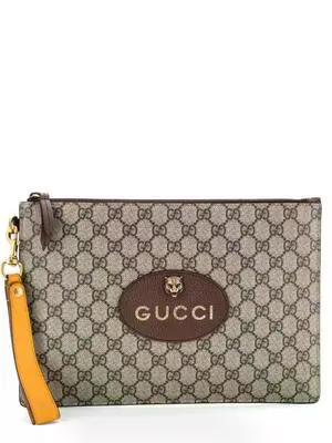 Gucci Silver Tone Clutches For Women