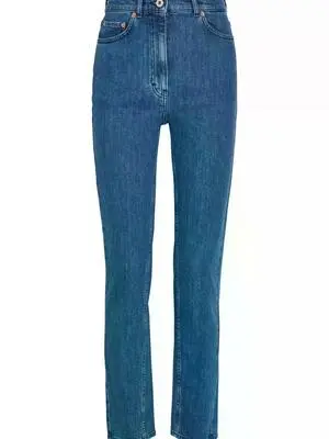 Another Tomorrow Button-fastening Jeans - Blue