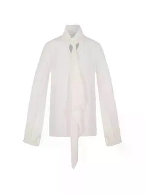 PHAEONIA Phaenonia Tie Neck Long Sleeve Blouse