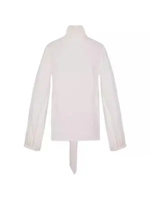 PHAEONIA Phaenonia Tie Neck Long Sleeve Blouse