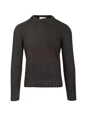 AL DUCA D’AOSTA 1902 Ribbed Trim Crew Neck Sweater