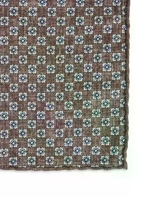 AL DUCA D’AOSTA 1902 Patterned Pocket Square