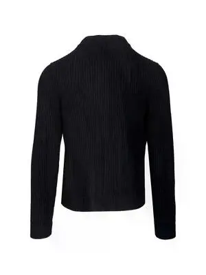 Fedeli Ribbed-knit Cashmere Cardigan - Blue