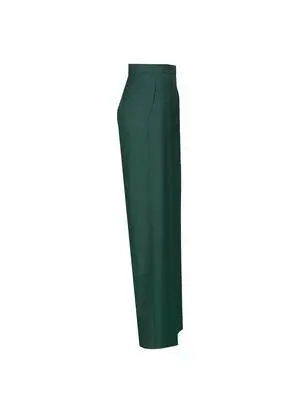 Max Mara Wide-leg Virgin Wool Trousers