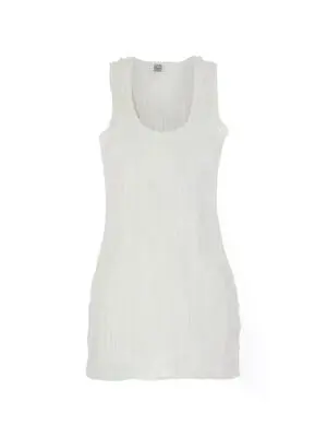 TOTEME Crinkled Tank Top - White