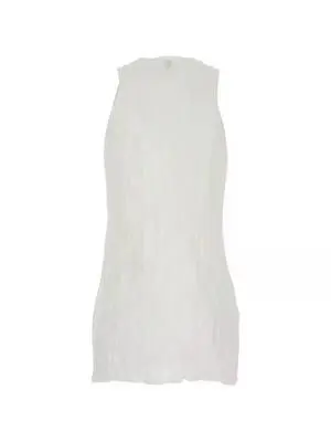 TOTEME Crinkled Tank Top - White