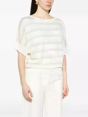 PANICALE Striped Knit T-shirt