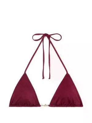MC2 SAINT BARTH Leah Triangle Bikini Top - Red