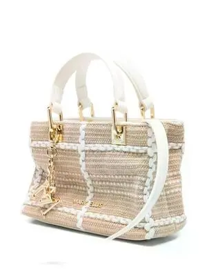 MARC ELLIS Krissy Woven Tote Bag - Neutrals