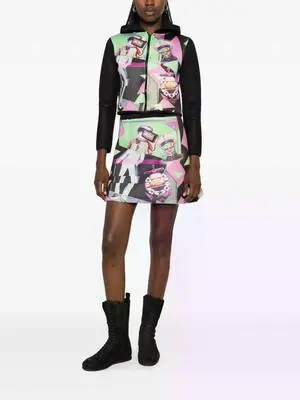 The Artistylist Graphic Print Zip-up Hoodie