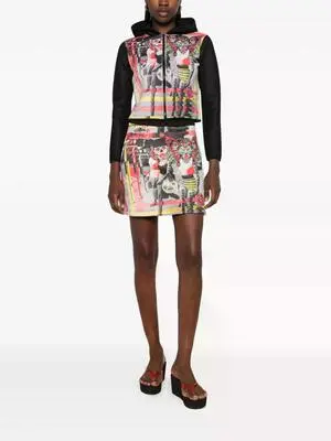 The Artistylist Graphic Print Zip-up Hoodie