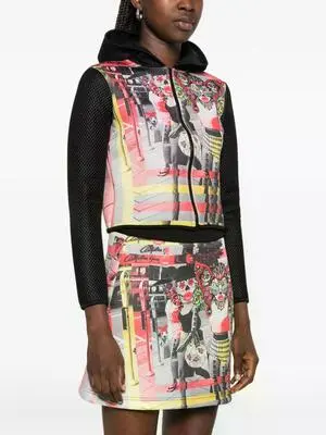 The Artistylist Graphic Print Zip-up Hoodie