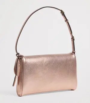 Valentino Garavani Small Metallic Leather Shoulder Bag - Gold