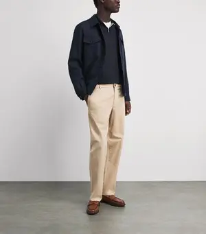 Paul & Shark Silk-cotton Open-collar Polo Shirt