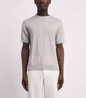 Paul & Shark Cashmere-silk T-shirt
