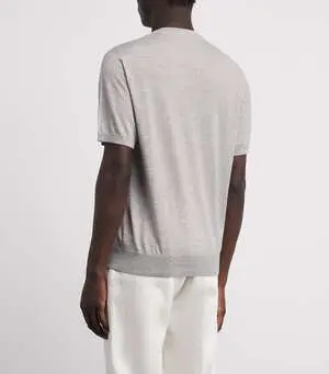 Paul & Shark Cashmere-silk T-shirt