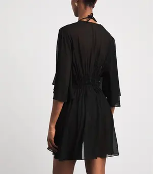 ERES Silk Muslin Operette Short Kaftan