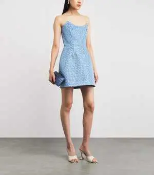 Rebecca Vallance Embellished Alix Mini Dress