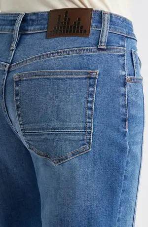 CITY BLUES Release Hem Straight Leg Jeans