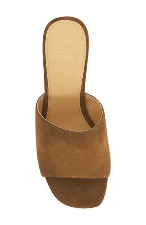 Dune London Kaydee Wedge Slide Sandal - Tan