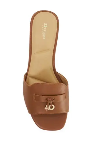 Dune London Lindo Slide Sandal - Tan