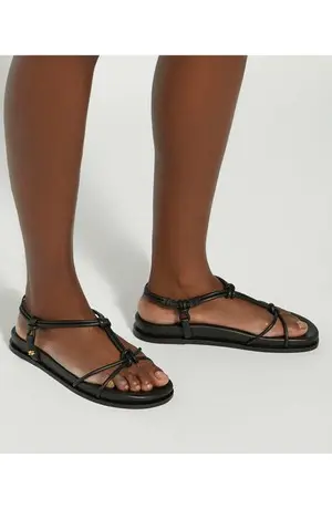 Dune London Launa Ankle Strap Sandals With Knot Detailing