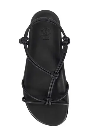 Dune London Launa Ankle Strap Sandals With Knot Detailing