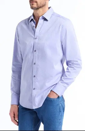 Robert Graham Miramar Cotton Button-up Shirt