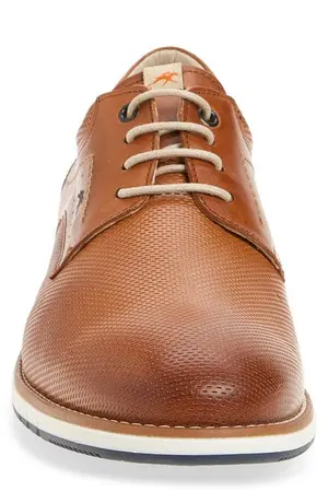 FLUCHOS Taylor Derby Lace-up Perforated Leather Shoes