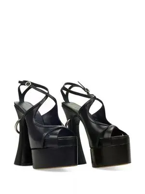 LANVIN Platform Ring-detail Sandals