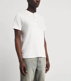 Rag & Bone Cotton Henley Top