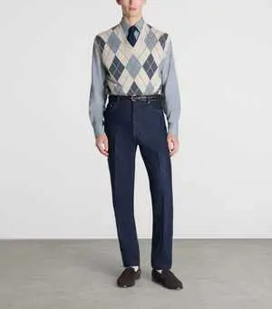 Dunhill Cashmere Argyle Sweater Vest