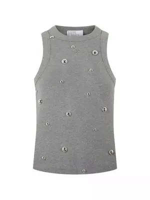Giuseppe Di Morabito Stud Embellished Ribbed Top