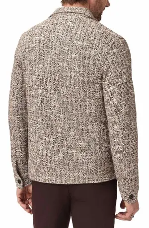 John Varvatos Bourdain Textured Tweed Jacket