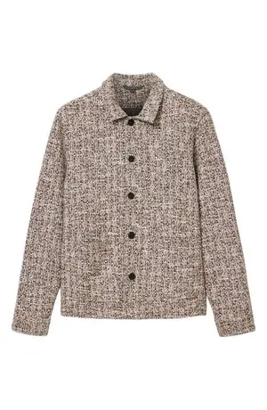 John Varvatos Bourdain Textured Tweed Jacket